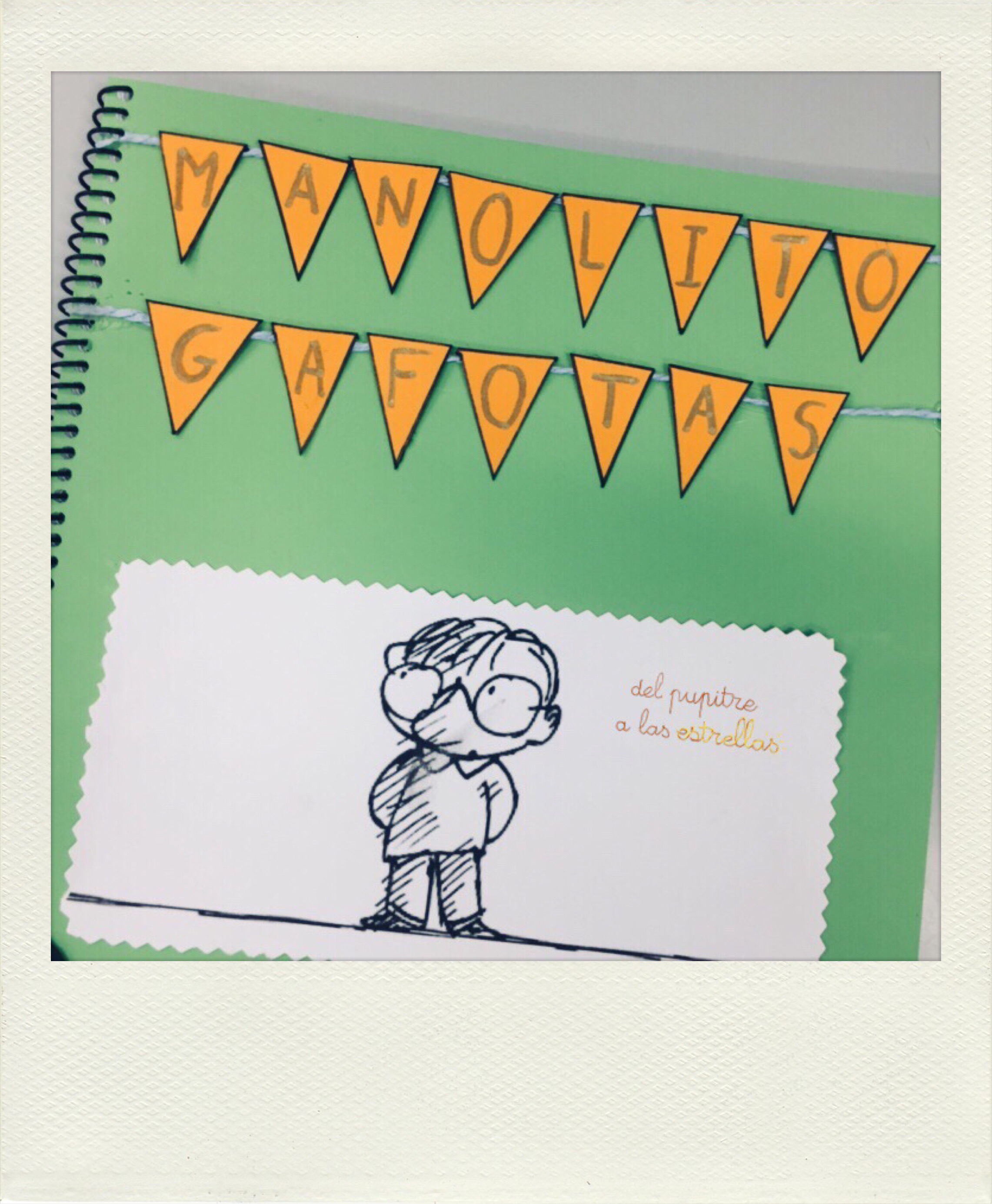 Proyecto de animación a la lectura: Manolito Gafotas. | del pupitre a ...