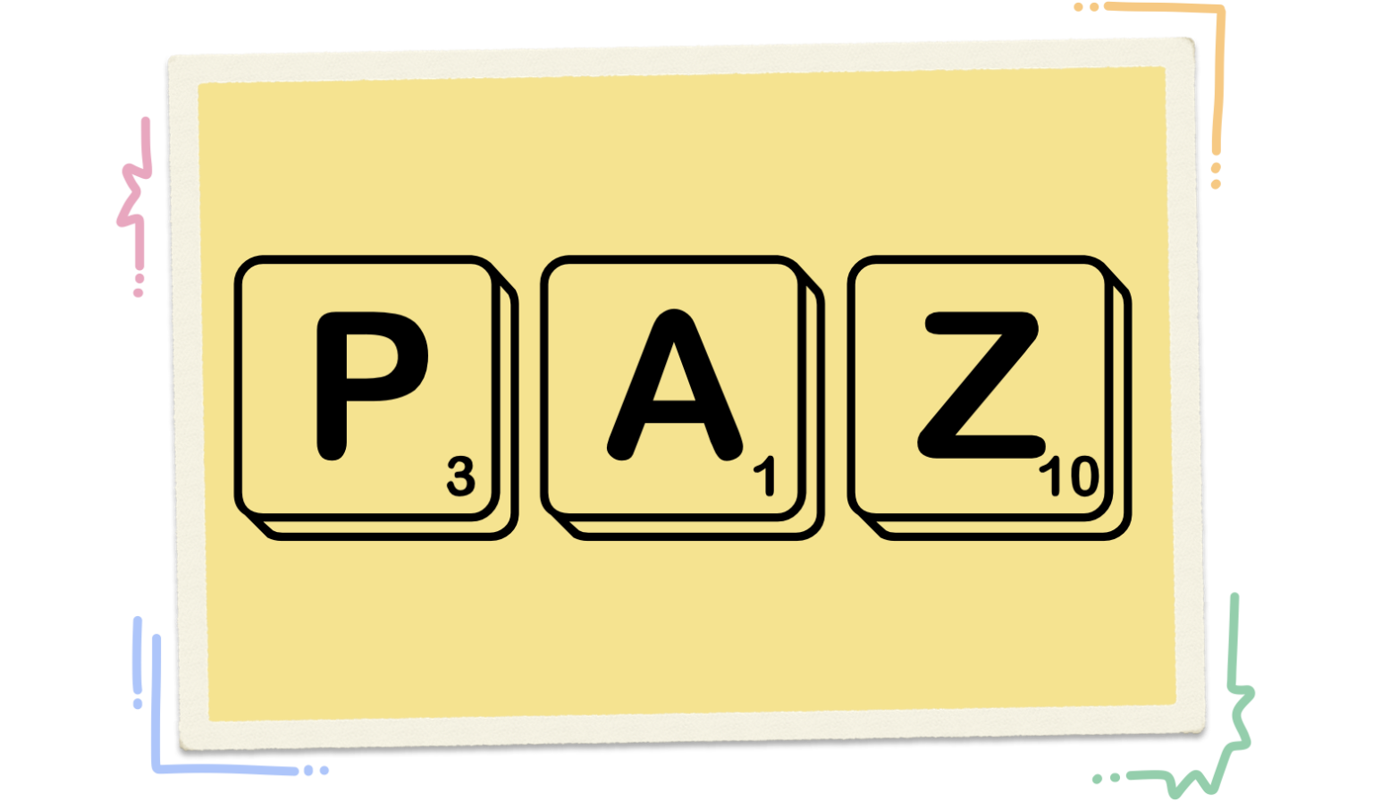 Letras Scrabble – del pupitre a las estrellas