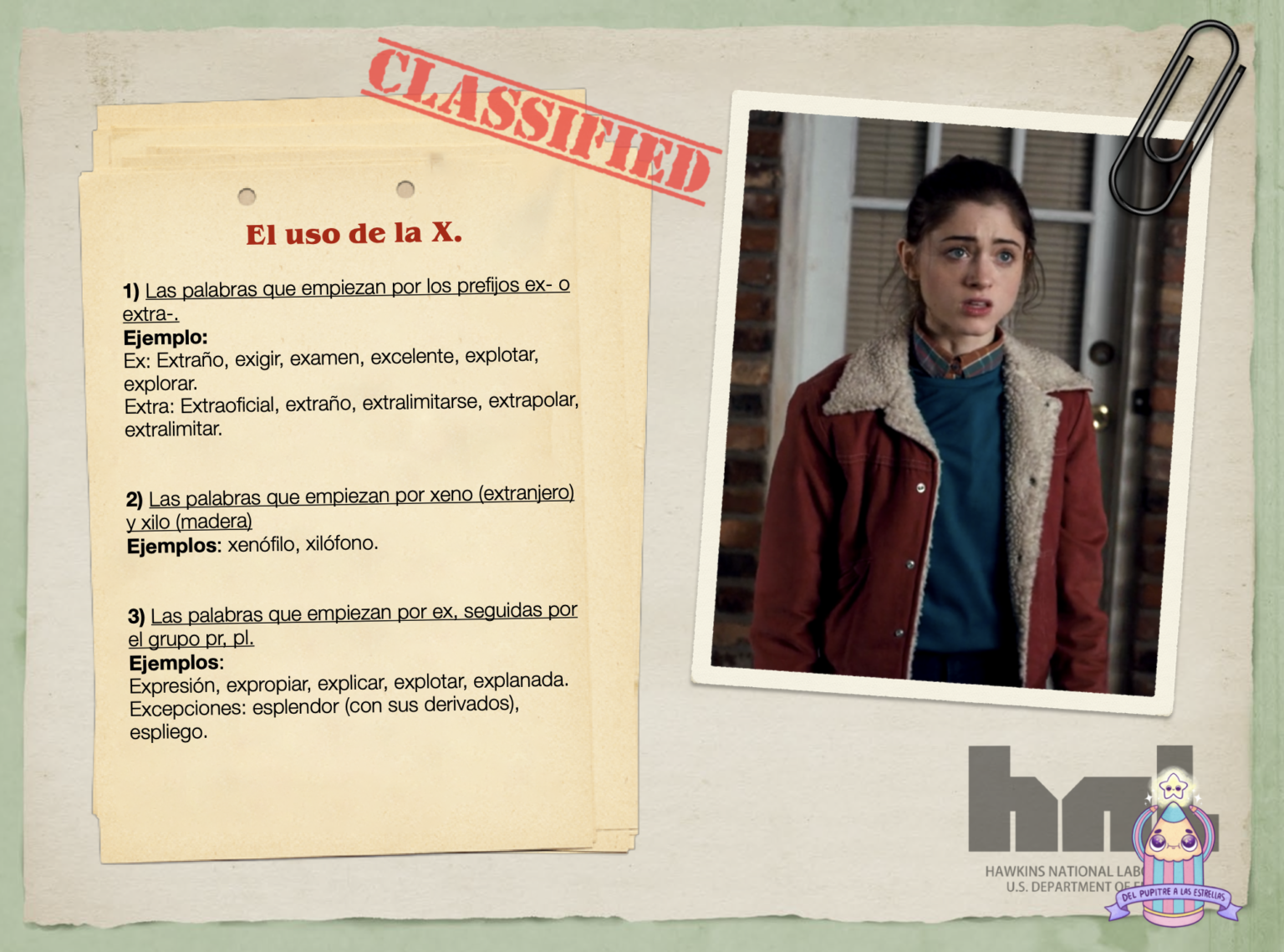 Stranger Words 2o trimestre – del pupitre a las estrellas