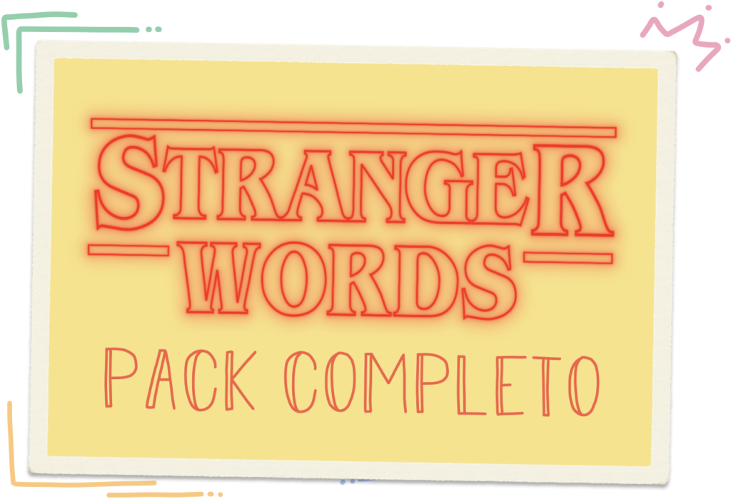 Stranger Words (Pack completo) – del pupitre a las estrellas